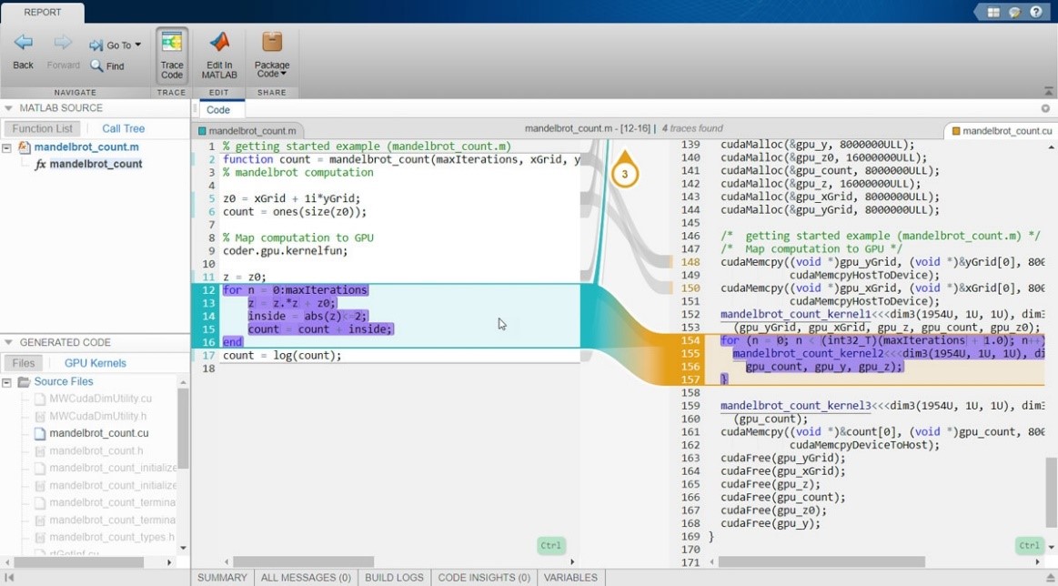 GPU Coder - инструмент генерации оптимизированного CUDA кода из кода ...